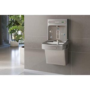 Elkay LZS8WSLK EZH2O Bottle Filling Station with Single ADA Cooler, Filtered, 8 GPH, Light Gray, Commercial