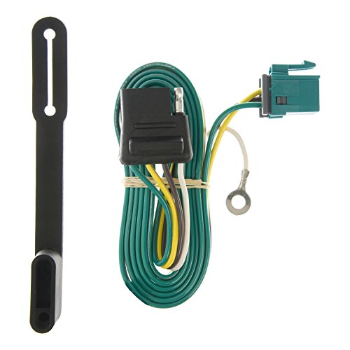 CURT 55240 Vehicle-Side Custom 4-Pin Trailer Wiring Harness, Fits Select Chevrolet Express, GMC Savana 1500, 2500, 3500