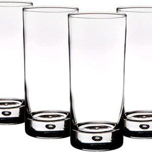 Highball Glasses Set Of 4, Tall Drinking Glasses 18oz Home Essentials & Beyond Beverage Water Glass Cups for Water, Juice, Cocktails. Bar Glasses. Dishwasher Safe.