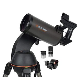 celestron – nexstar 90slt computerized telescope – compact and portable – maksutov-cassegrain optical design – skyalign technology – computerized hand control – 90mm aperture