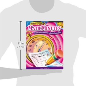 Creative Teaching Press Math Minutes Book, Grade 3 (One Hundred Minutes to Better Basic Skills)