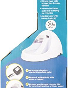 Aspen Pet 24960 Pet Supplies Feeders-Waterers, White, 50 Ounces