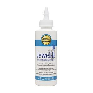 aleene’s jewel-it embellishing glue, 4 ounces, clear, 4 fl oz