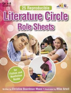 25 reproducible literature: circle role sheets for fiction and nonfiction books