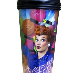 I Love Lucy Plastic Travel Coffee Mug