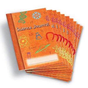 learning resources science journal, classroom activity, science experiment log, set of 10, ages 5+