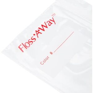 ACTION BAG Floss-A-Way Organizer, 3 by 5-Inch, 100-Pack