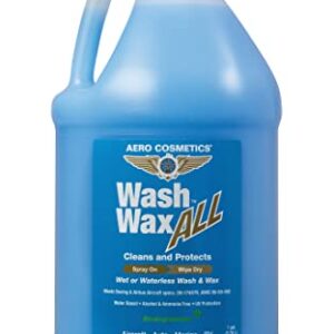 Wet or Waterless Car Wash Wax 128 fl. oz. Aircraft Quality for your Car, RV, Boat, Motorcycle Anywhere, Anytime, Home, Office, School, Garage, Parking Lots.