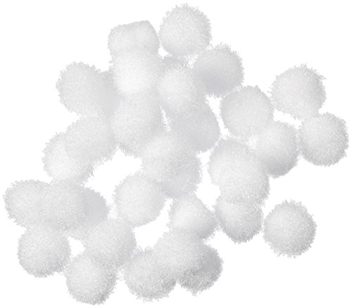 Darice Pom-Poms 5mm 40/Pkg, White