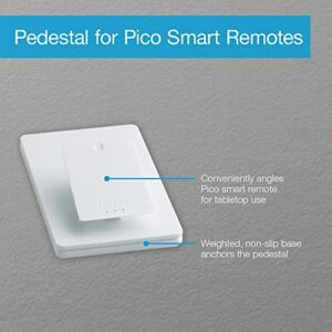 Lutron Caseta Wireless Pedestal for Pico Smart Remote, L-PED1-WH, White