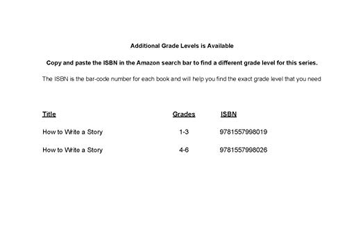 How to Write a Story, Grades 4-6+