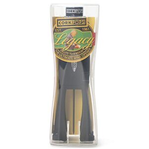 Cork Pops Matte Black Legacy Wine Bottle Opener With 4-Blade Foil Cutter