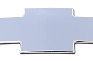 2007-2013 Silverado 1500, 07-10 HD Front Bowtie, Plain, Polished, 1 Pc, Bolt-On - PN #19111