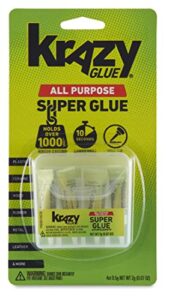 krazy glue kg58248sn purpose singles, 0.5 oz. tubes, multicolor, 4 count