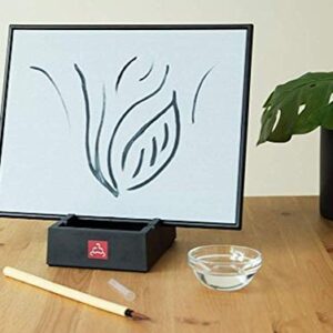 The Original Buddha Board Art Set: Water Painting w/ Bamboo Brush & Stand for Mindfulness Meditation – Inkless Drawing Board - Painting & Art Supplies – Ideal Relaxation Gifts for Women or Men