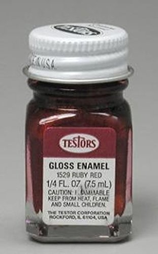 Red Metal Flake Testors Enamel Plastic Model Paint