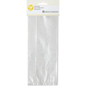 wilton party bags 4″x9-1/2″ (50/pkg-clear)