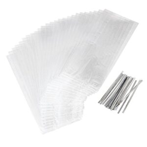 Wilton Party Bags 4"x9-1/2" (50/pkg-clear)