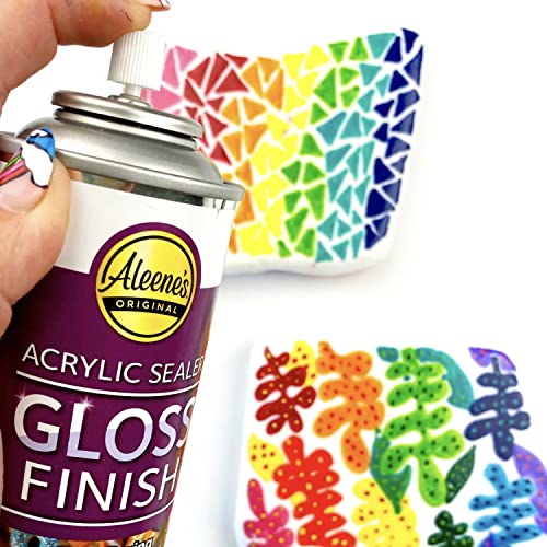 Aleene's 26412 Spray Gloss Finish, 6 Oz Acrylic Sealer, Original Version