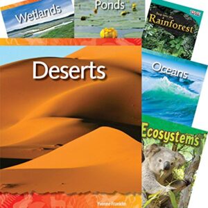 Teacher Created Materials - Classroom Library Collections: Biomes and Habitats - 10 Book Set - Grades 2-3 - Guided Reading Level K - P