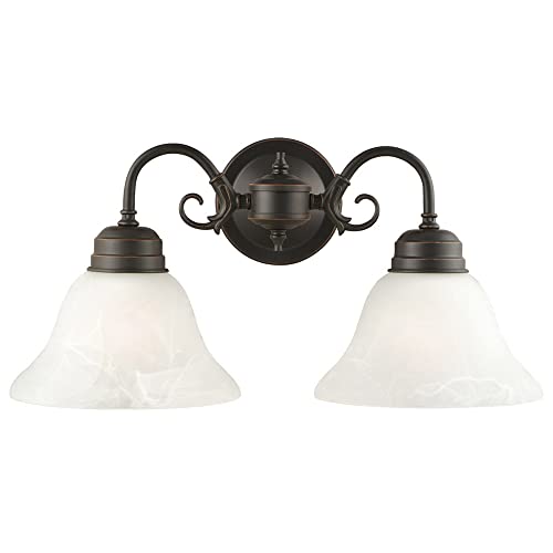 Design House 514471 Millbridge 2 Light Wall Light, Oil Rubbed Bronze