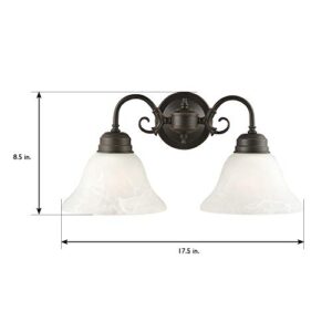 Design House 514471 Millbridge 2 Light Wall Light, Oil Rubbed Bronze