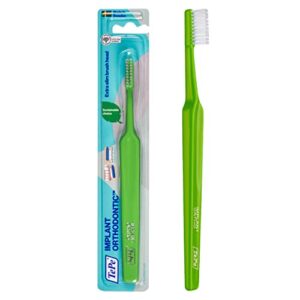 tepe implant orthodontic soft toothbrush – extra narrow brush head thin neck 1pk