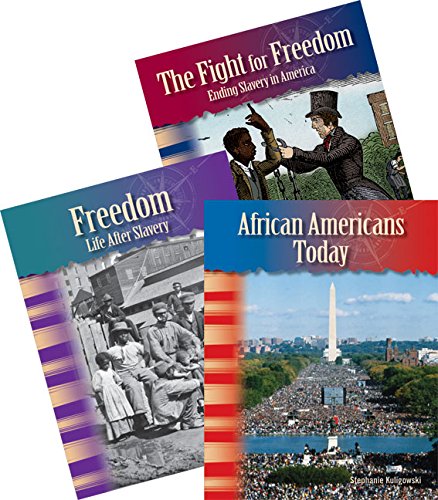 Teacher Created Materials - Primary Source Readers: African American History - 3 Book Set - Grades 4-5 - Guided Reading Level R - T