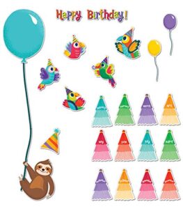 carson dellosa – one world birthday bulletin board set, 28 pieces, classroom décor