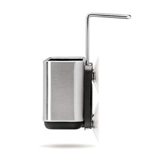 simplehuman Slim Sink Caddy Sponge Holder, Brushed Stainless Steel