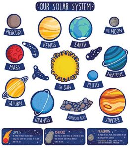 carson dellosa – solar system bulletin board set, classroom décor, 32 pieces