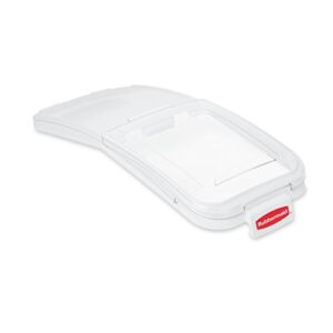 Rubbermaid Commercial Sliding Lid with Scoop for ProSave Food Storage Bin, 29-Inch, Clear, FG9F7700CLR