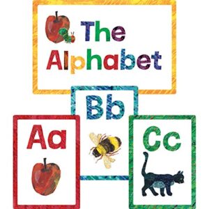 carson dellosa education world of eric carle™ alphabet bulletin board set, 27 pieces