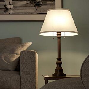 Kenroy Home 30437BRZ Spyglass Table Lamp with Bronze Finish, Classic Style, 30.5" Height, 17" Width, 17" Depth