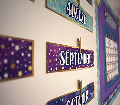 Galaxy Months of the Year Mini Bulletin Board Set