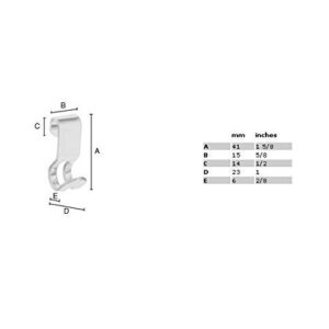 Smedbo SME, Polished Chrome DK2100 Hook Soap Basket