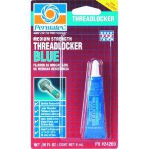 permatex 24200 6 ml blue medium strength threadlocker