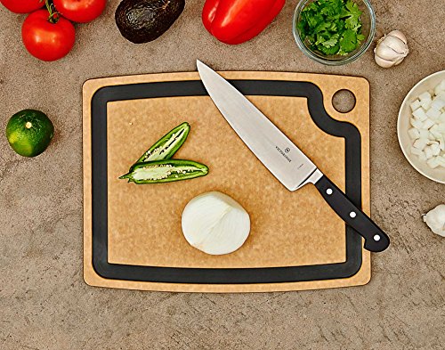 Epicurean Gourmet Series Cutting Board with Juice Groove, 14.5-Inch by 11.25-Inch, Natural/Slate