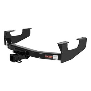 curt 14355 class 4 trailer hitch, 2-inch receiver, fits select ford f-150, f-250, f-350, f-450 super duty, black,