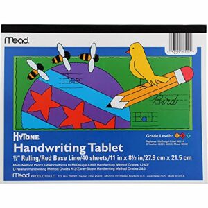 mead hytone handwriting tablet for grades 1-2-3, 11x8 1/2″ – 1 pkg