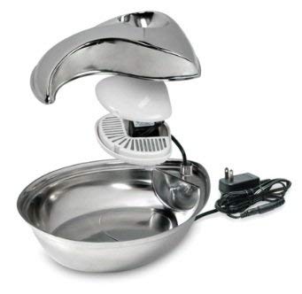 Pioneer Pet Stainless Steel Fountain Raindrop Design