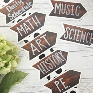 Schoolgirl Style - Industrial Chic | Arrows Colorful Cut-Outs, Classroom Décor, 36 Pieces, Multi (120545)