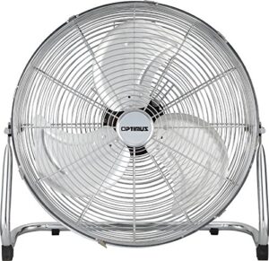 optimus f-4122 f-4122 3-speed 40-watt 12-in. industrial-grade high-velocity floor fan