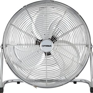 Optimus F-4122 F-4122 3-Speed 40-Watt 12-In. Industrial-Grade High-Velocity Floor Fan