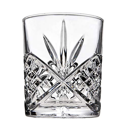 Godinger Dublin Double Old Fashioned Glasses, 11oz, Set of 4