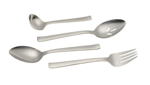 Ginkgo International Norse 4-Piece Stainless Steel Hostess Serving Set