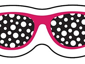 Carson Dellosa – School Pop Sunglasses Mini Colorful Cut-Outs, Classroom Décor, 33 Pieces