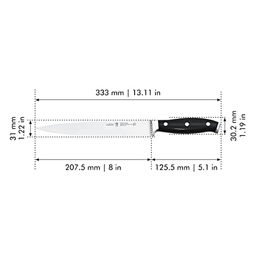 HENCKELS Forged Premio Carving Knife, 8-inch, Black/Stainless Steel