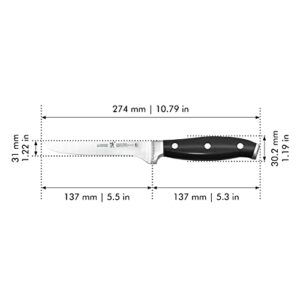 HENCKELS Forged Premio Boning Knife, 5.5-inch, Black/Stainless Steel