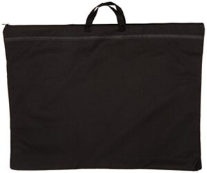 prestige, student black series, soft-sided portfolio, lightweight and water resistant – 23 x 31